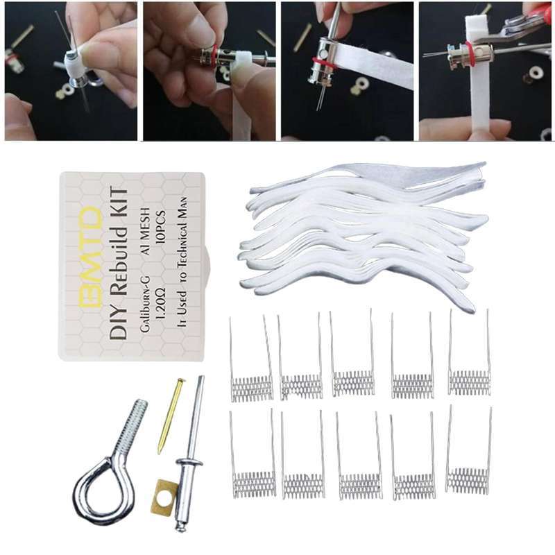 Jual Diy Rebuild Kit Ni80 Mesh Coil Diy Tool Accessory Galibur-g 1.2ohm ...