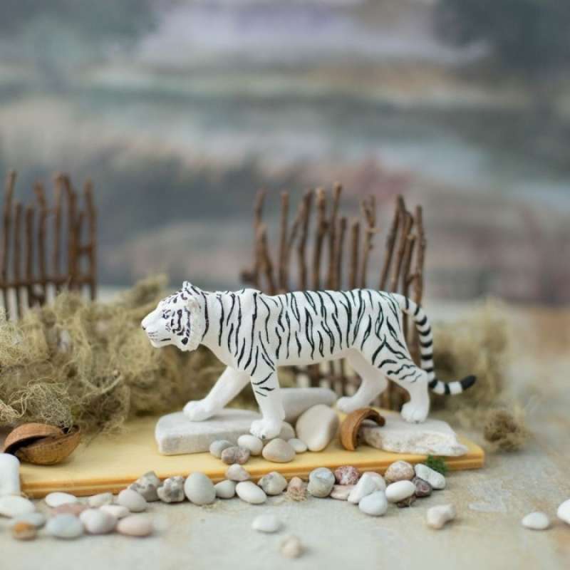 Jual Mojo Fun White Tiger / Harimau Putih 87013 - Wildlife Collection ...