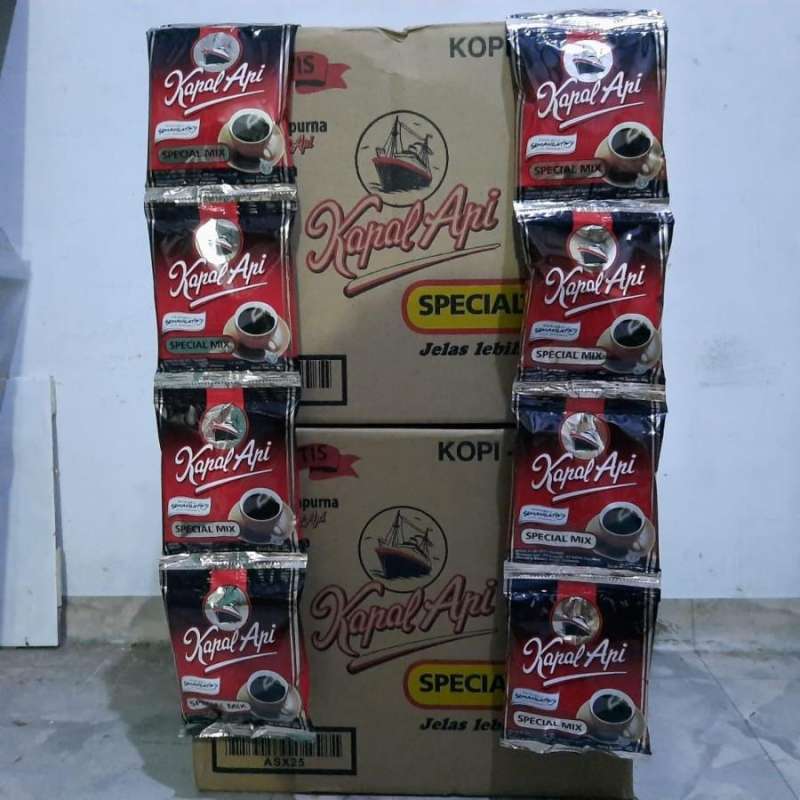Jual 1 Dus / Karton Kapal Api Special Mix Kopi Bubuk (isi 25 Gr X 120 ...