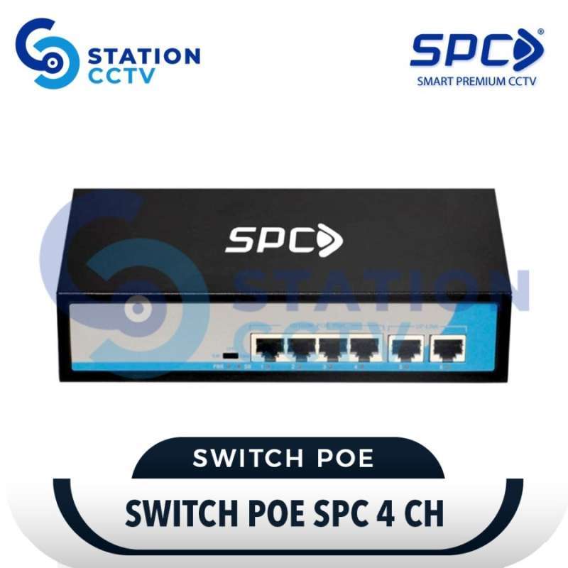 Jual SPC Switch POE 4 Port / Power Over Ethernet 4 Ch di Seller Station ...