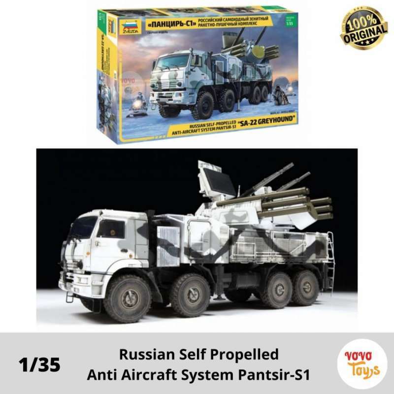 Promo Model Kits Military Truck Anti Aircraft System Pantsir-S1 by ...