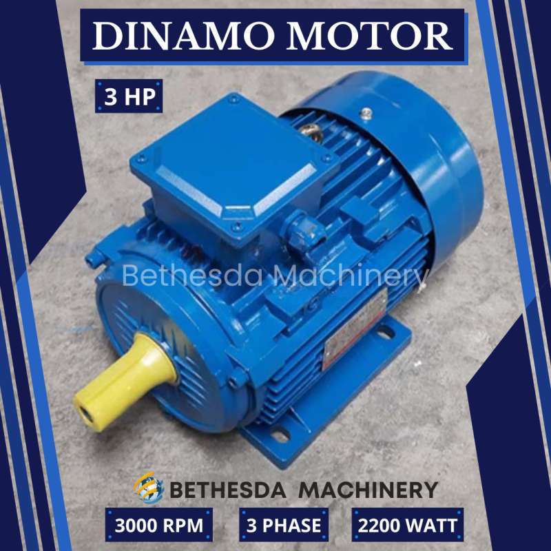 Jual 112M-2 Mesin Motor Electro 5.5 Hp 4000Watt 3 Phase 2 Pole 3000 RPM ...