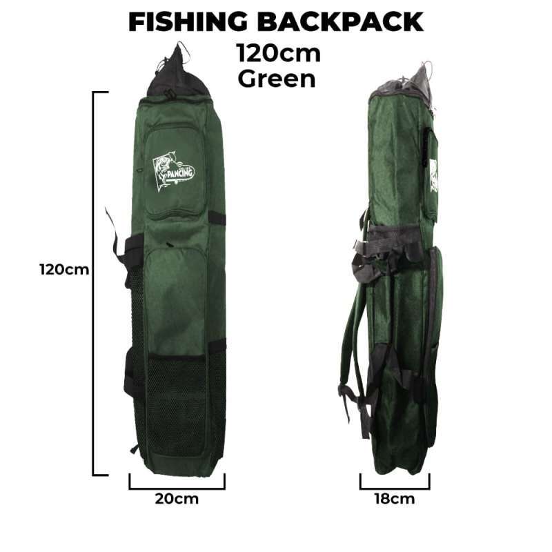 Jual Tas Pancing Kotak Bolong Ransel Multi - HIJAU 120 CM di Seller ...