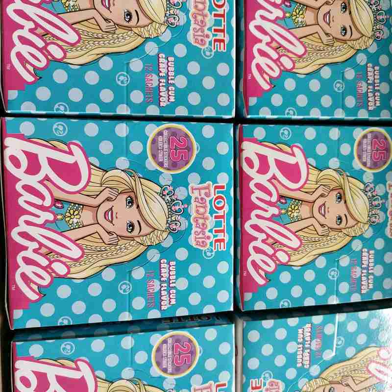 Jual Lotte Fantasia Bubble Gum Barbie [12 Sachet Box] Di Seller
