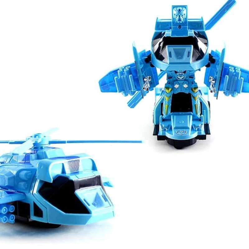 Jual Mainan Helicopter Fighter Transform Jadi Robot Helikopter Bump Go ...
