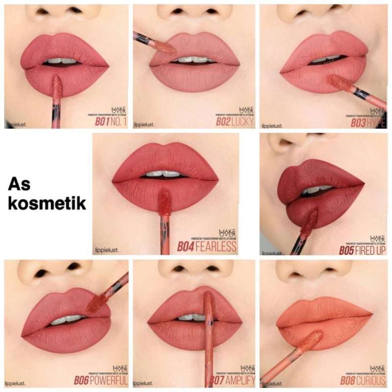Promo Make Over Powerstay Transferproof Matte Lip Cream - B06 Powerful ...