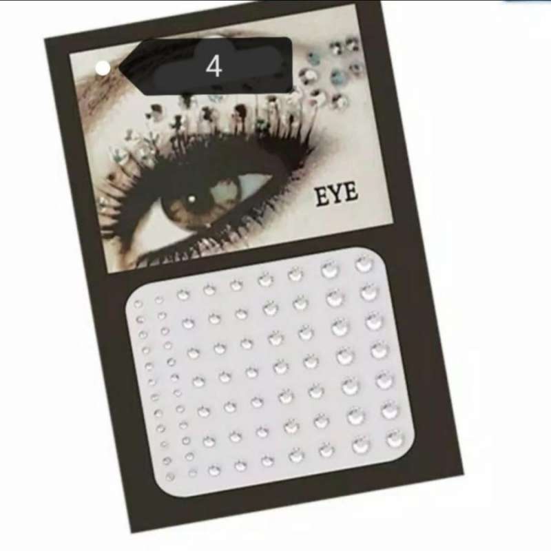 Jual Stiker mata tato muka wajah berlian makeup face diamond kristal di ...