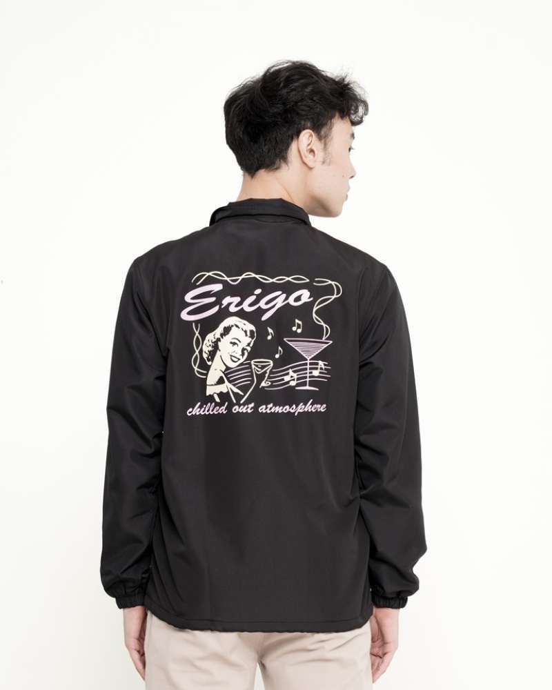 Jual Erigo Coach Jacket Chilled Out Black di Seller Erigo Official ...