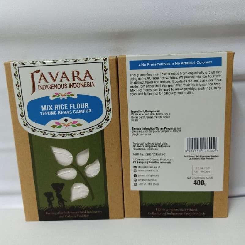 Promo Javara - Mix Rice Flour (Tepung Beras Campur)- 400 gr Diskon 50% ...