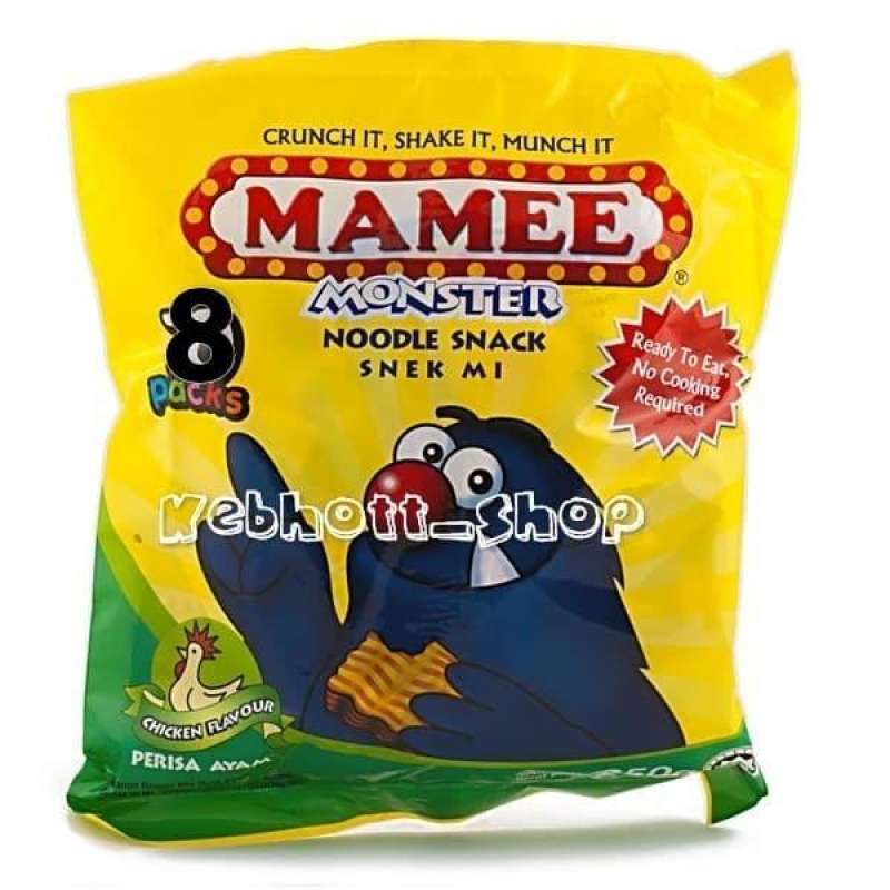 Jual Mamee Monster Noodle Snack Snek Mi Chicken Flavour | Mame Perisa ...