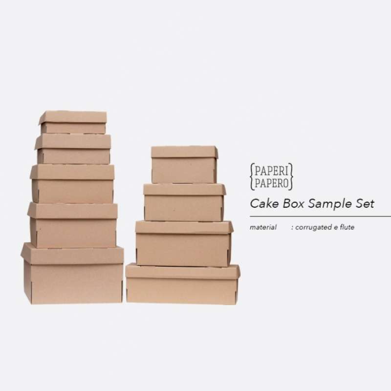 Jual Sample Set Cake Box Setiap Ukuran - Sampel Contoh Kotak Kue di ...