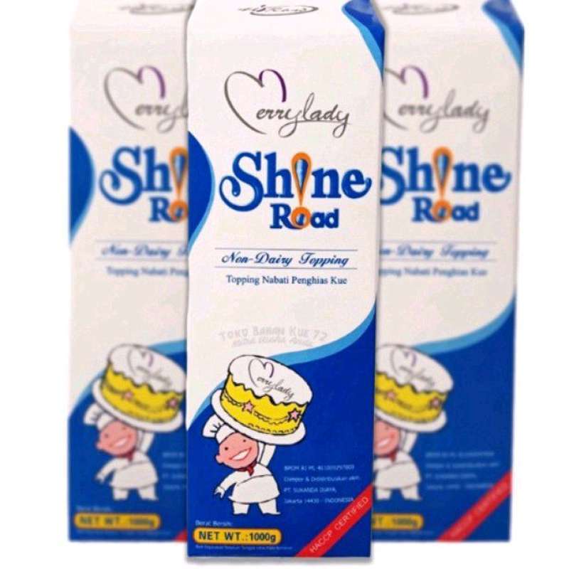 Jual Shine Road Non-Dairy Topping 1000gr Shineroad Everylady Topping ...