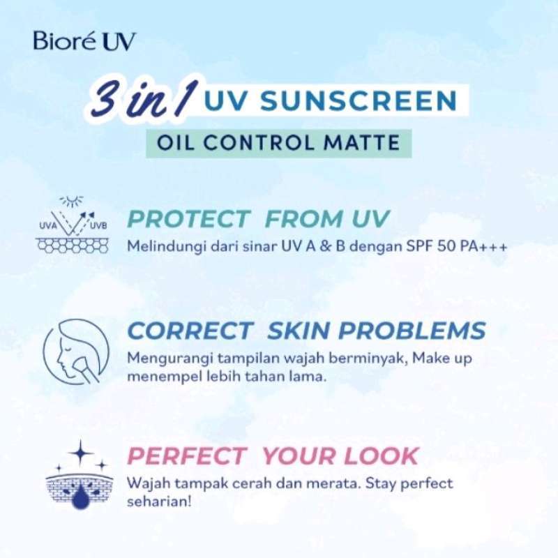 Jual Biore Uv Fresh & Bright Oil Control Matte Spf50 Pa+++ Di Seller ...
