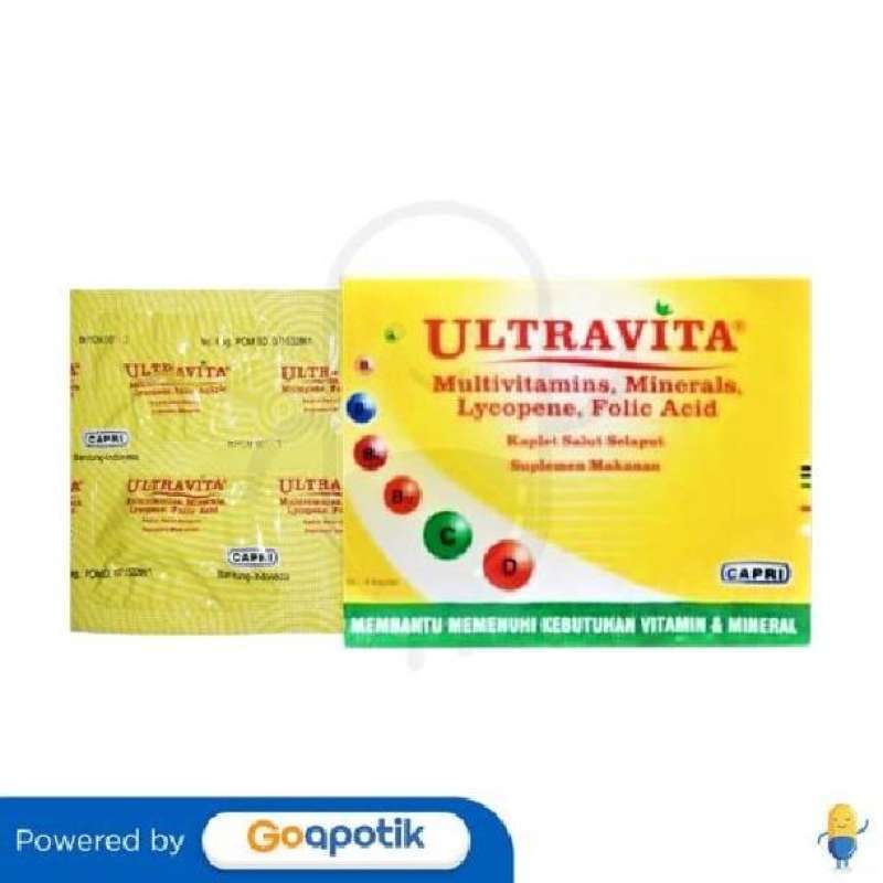 Jual ULTRAVITA STRIP 4 KAPLET di Seller Cv. Apotek Merapi Mandiri ...
