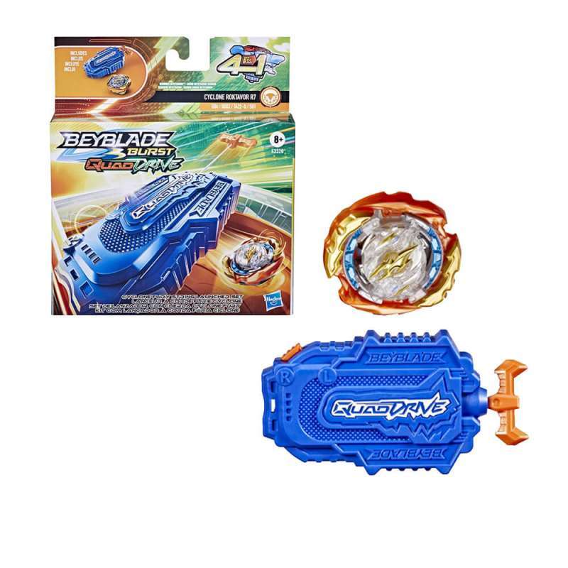 Jual Beyblade Quad Drive Cyclone Fury String Launcher Set di Seller ...