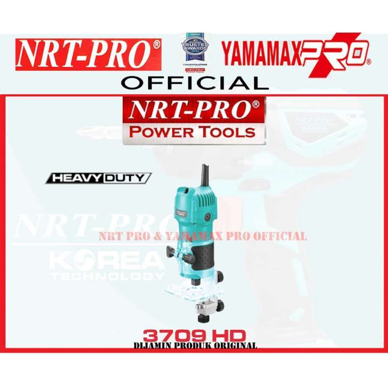 Jual Nrt Pro 3709 Hd Mesin Profil 6mm Kayu Router Wood Trimmer Original ...