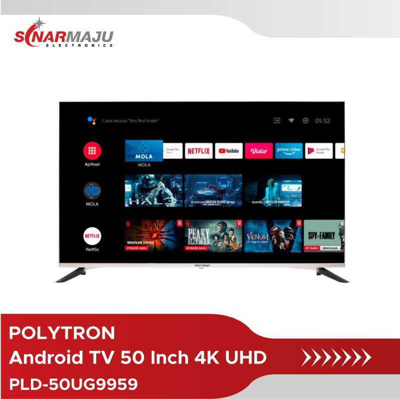 Jual Led Tv 50 Inch Polytron 4k Uhd Android Tv Pld-50ug9959 Pld50ug9959 ...