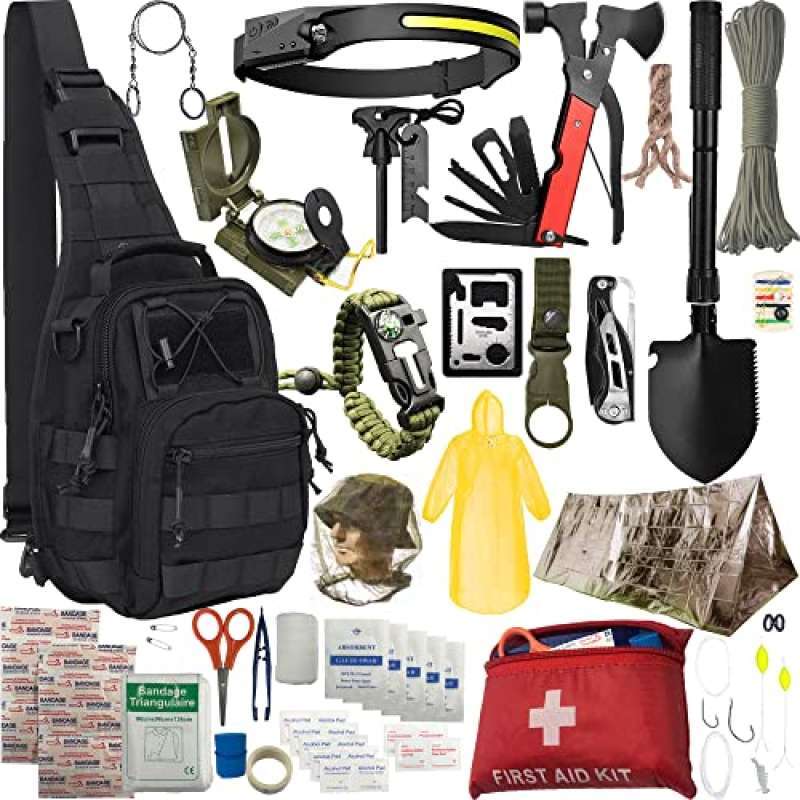 Promo Emergency Survival kits, Go Bag Survival Gears including First ...