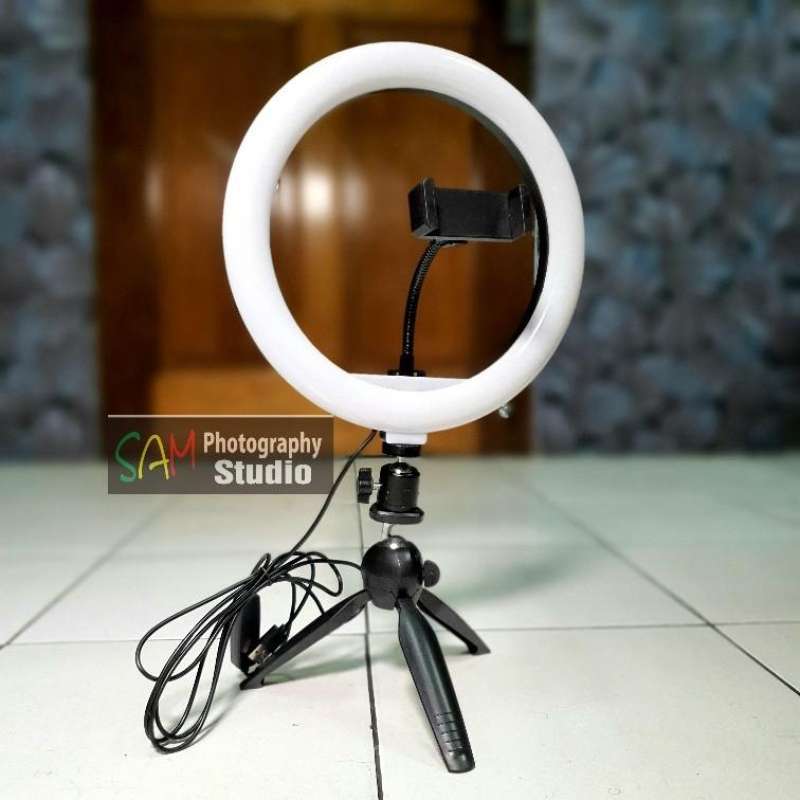 Jual Lampu TIKTOK tik tok Ring Light dengan Lighstand Tripod - 1MBlack ...