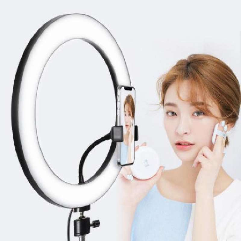 Promo Lampu Tiktok Tik Tok Ring Light Dengan Lighstand Tripod Diskon 5