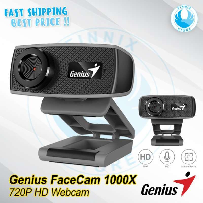 Jual Genius FACECAM 1000X 720P HD WebCam - Webcam Gamer Laptop Komputer ...