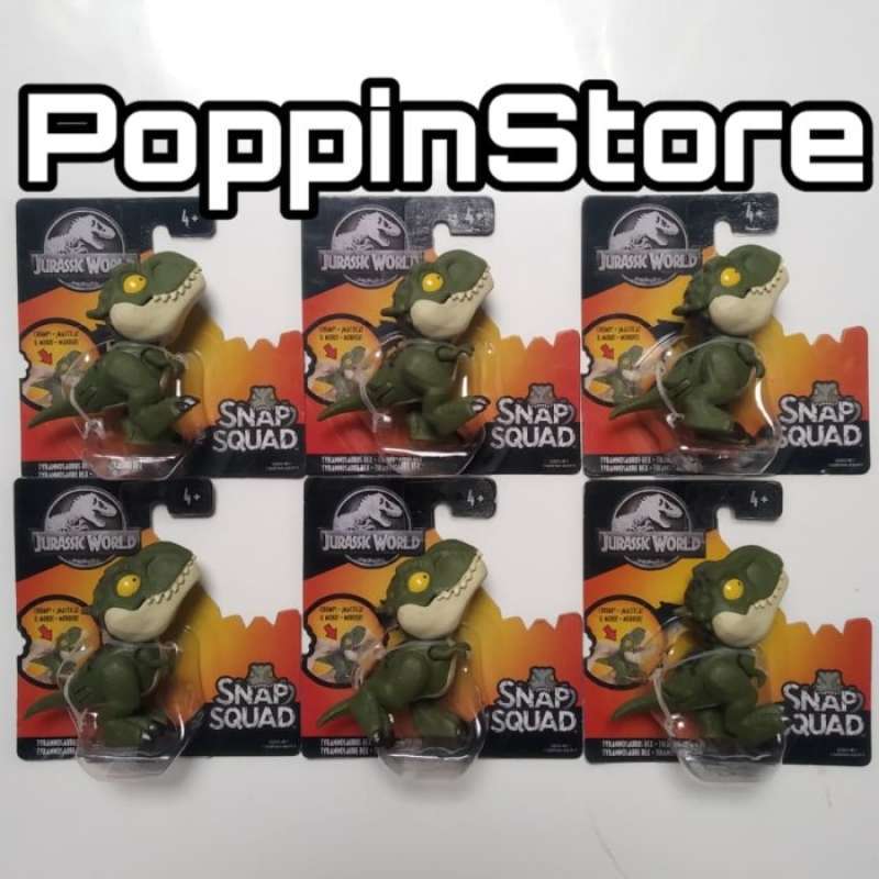 Jual Jurassic World Snap Squad Tyrannosaurus T-Rex Hijau Dino Rare di ...