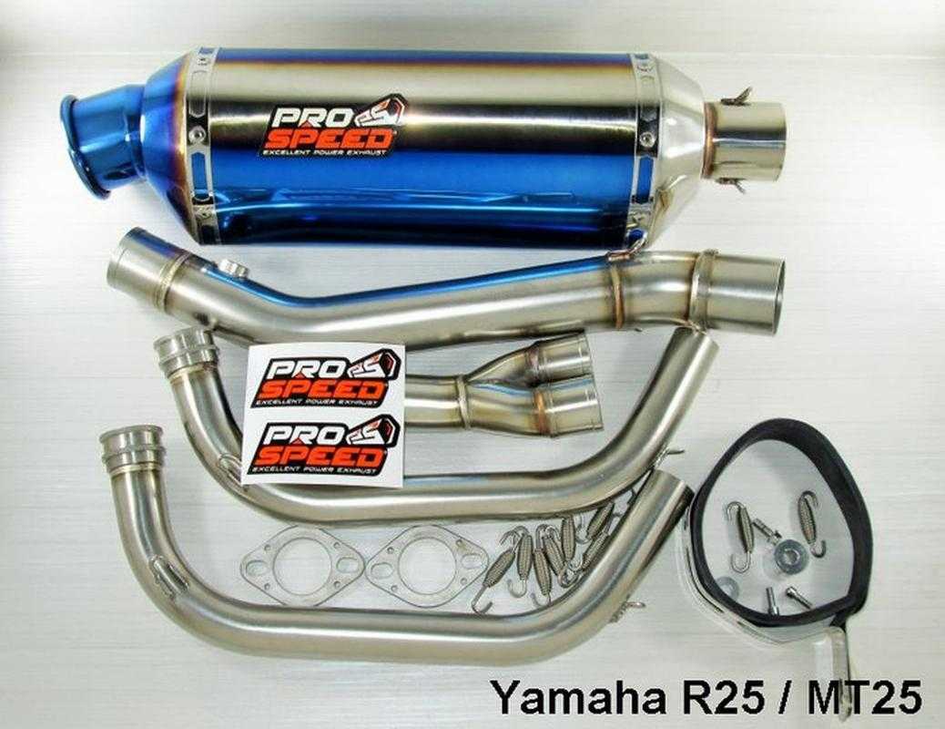 Jual Knalpot Prospeed New Blue Series Yamaha R25 / MT25 Fullsystem di ...