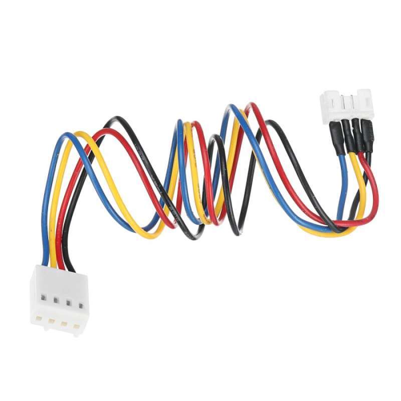 Jual 12CM Computer 4-pin PWM Cooling Fan Connector Female to 4-pin GPU ...