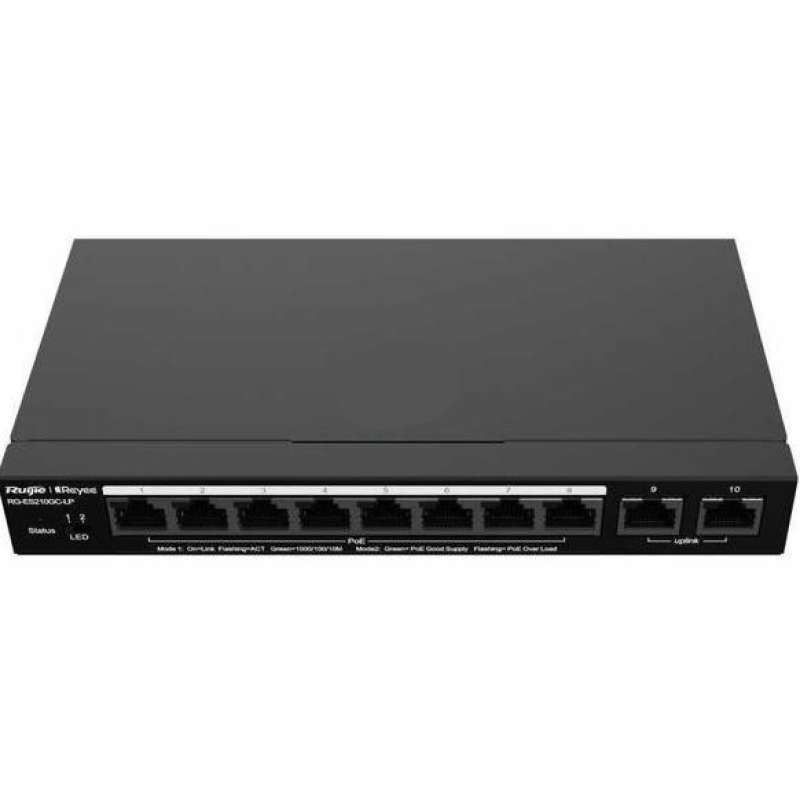 Jual Ruijie Rg-es210gc-lp Cloud Managed Smart Poe Switch 10 Port ...