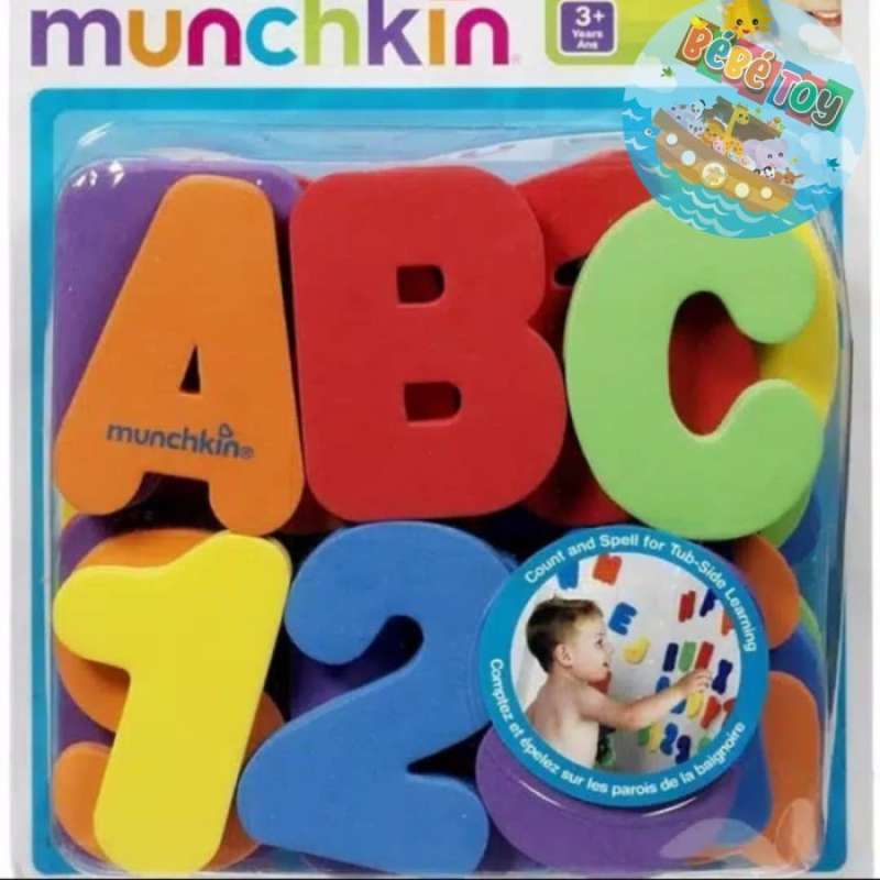 Jual MUNCHKIN ALPHABET AND NUMBER FOAM TOY di Seller threeone shop ...