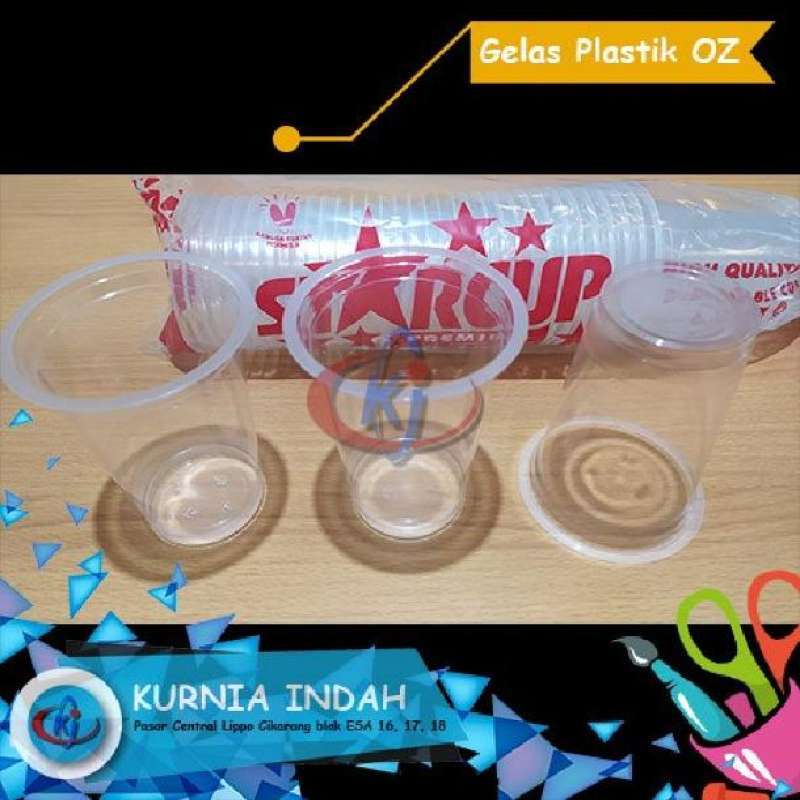 Jual Gelas Plastik Cup Tebal Starcup 12oz 14oz 16oz Isi 50 Pcs Di Seller Kurnia Indah Plastik ...