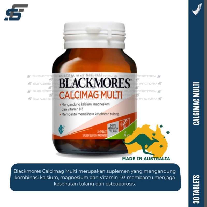 Jual Blackmores Calcimag Multi Kalbe BPOM (Kalsium Obat Tulang) - 30 ...