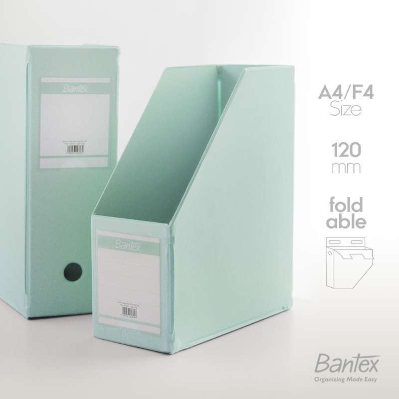 Jual Bantex Box File Magazine File Extra Jumbo A4 Cool Aqua 4022 76 di ...