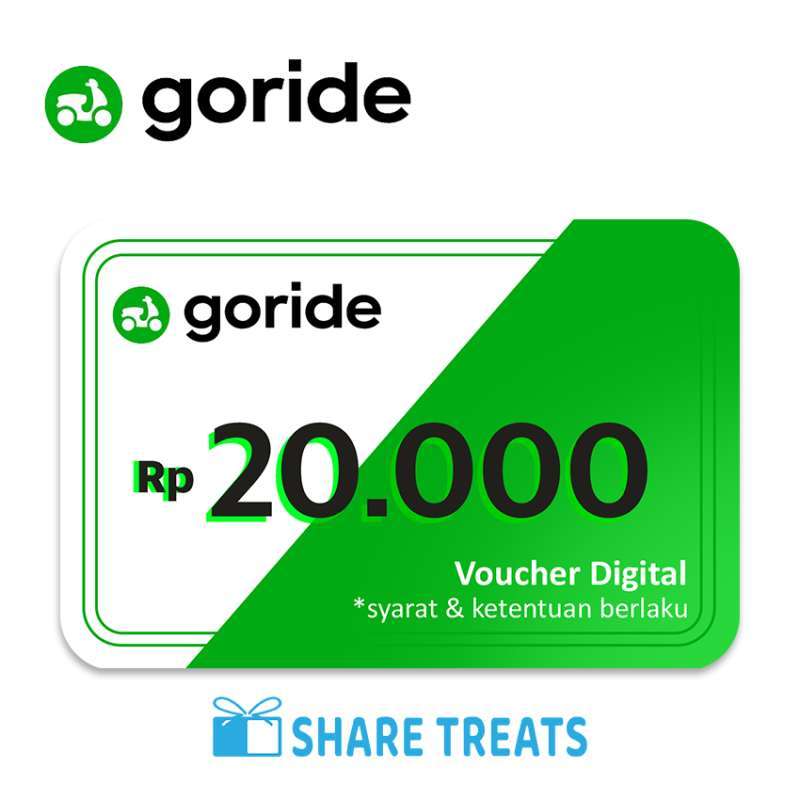 Jual Voucher Digital Go Ride Rp 20.000 di Seller Share Treats Official ...