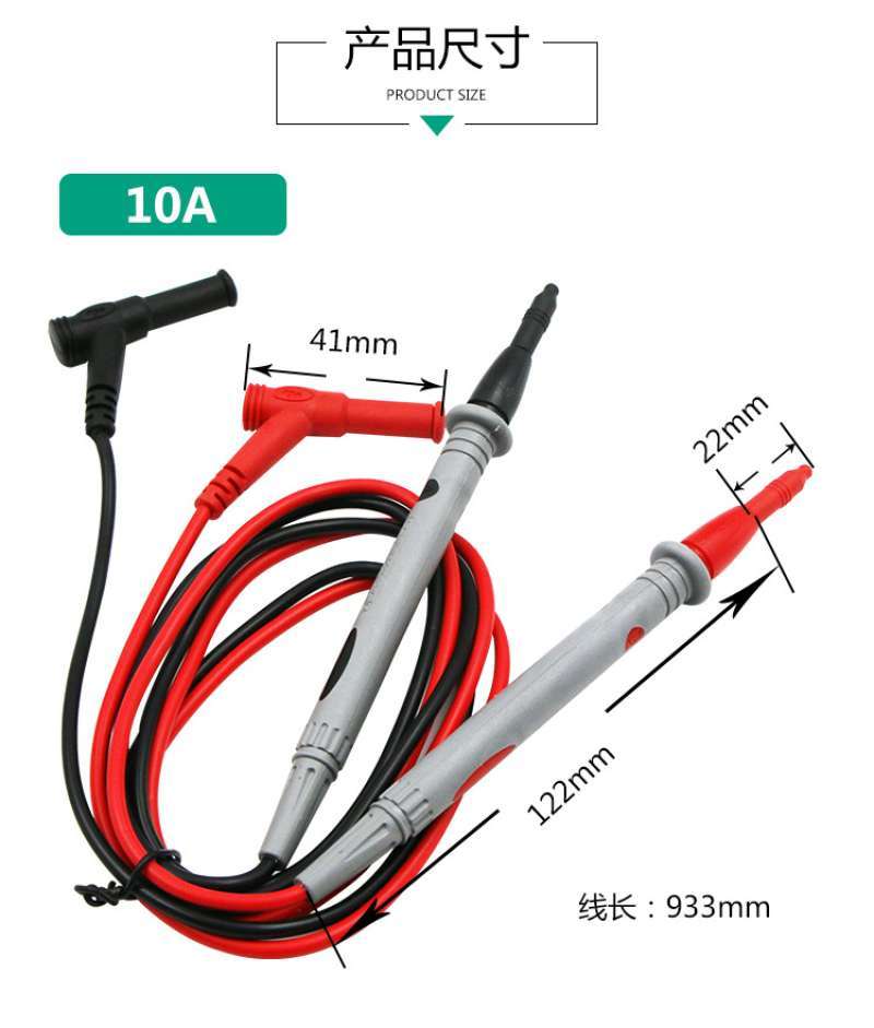 Jual Kabel Multimeter 10a 1000v / Probe Tester Multitester Jarum ...
