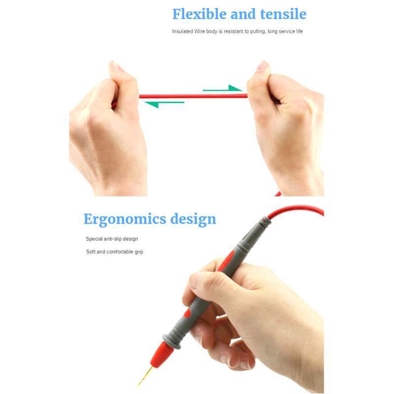 Jual Kabel Multimeter 10a 1000v / Probe Tester Multitester Jarum ...