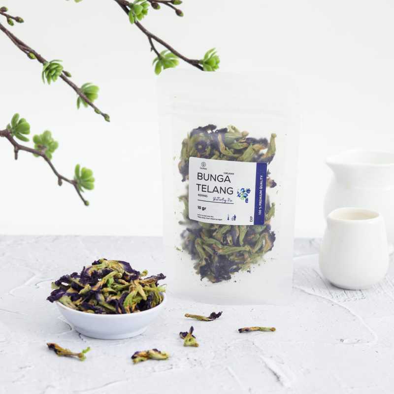 Jual Bunga Telang Kering Organik Galleo Dried Butterfly Pea Flower ...