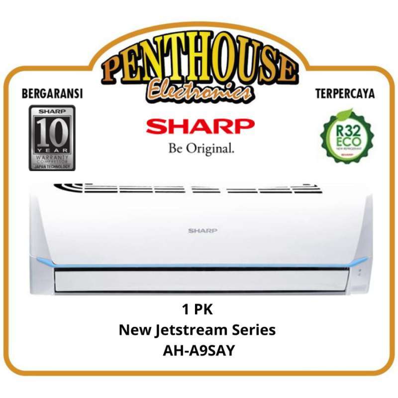 Jual Sharp AC 1PK AH-A9SAY / 1 PK AHA9SAY Thailand New Jetsream Series di Seller Penthouse ...