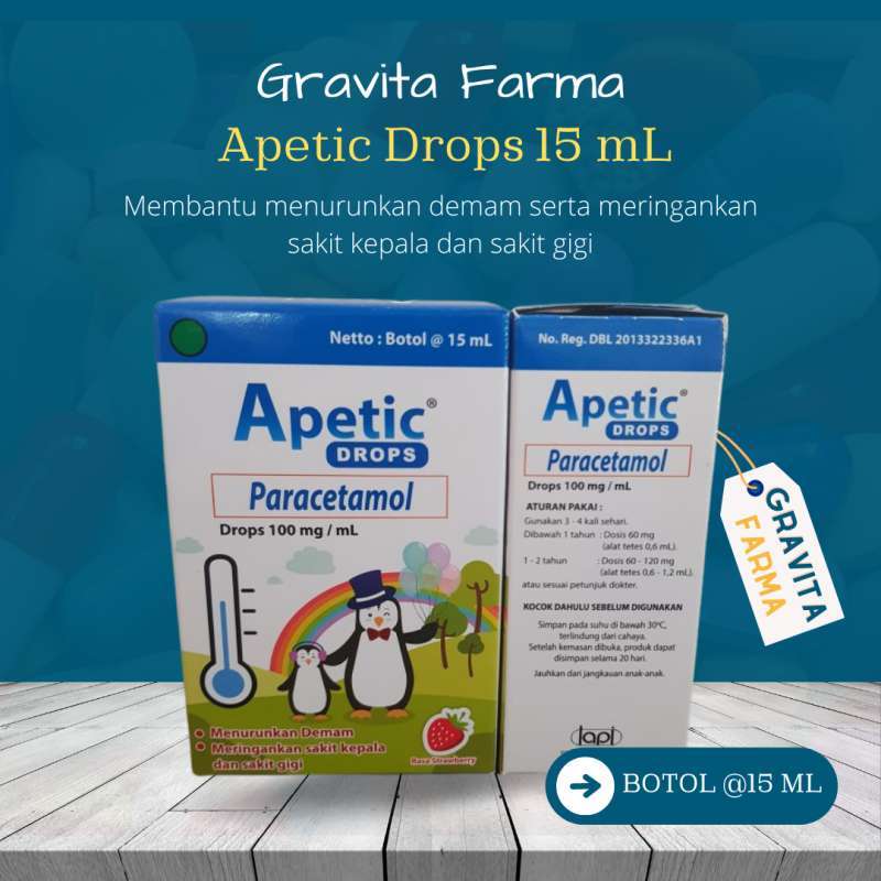 Jual Apetic Drops 15 Ml - Mengatasi Demam, Sakit Kepala, Dan Sakit Gigi ...