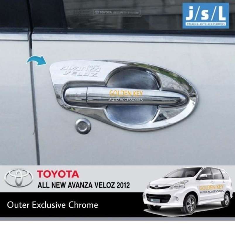 Promo Outer Mangkok Pintu All New Avanza Veloz Outer Handle Exclusive Chrome Diskon 1% di Seller ...