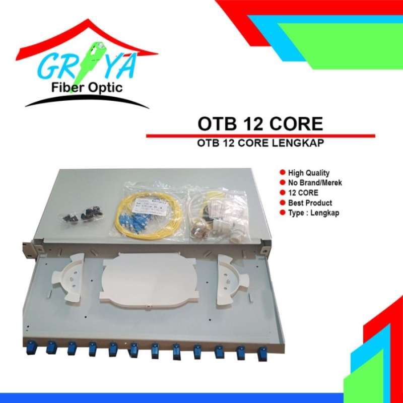 Promo Otb 12 Core Lengkap / Odp / Roset 12 Core Lengkap Pigtail Sc Upc Ftth Diskon 13% di Seller ...