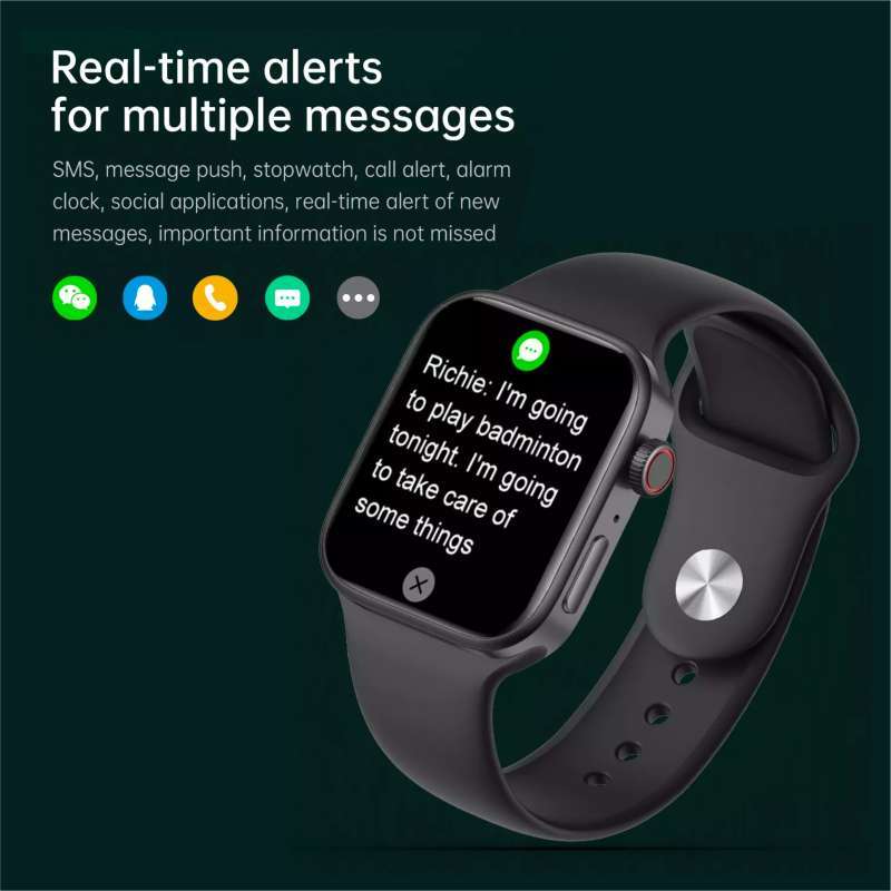 Promo Sniper Smartwatch Sw8 Pro Series Support Wireless Charging Diskon ...