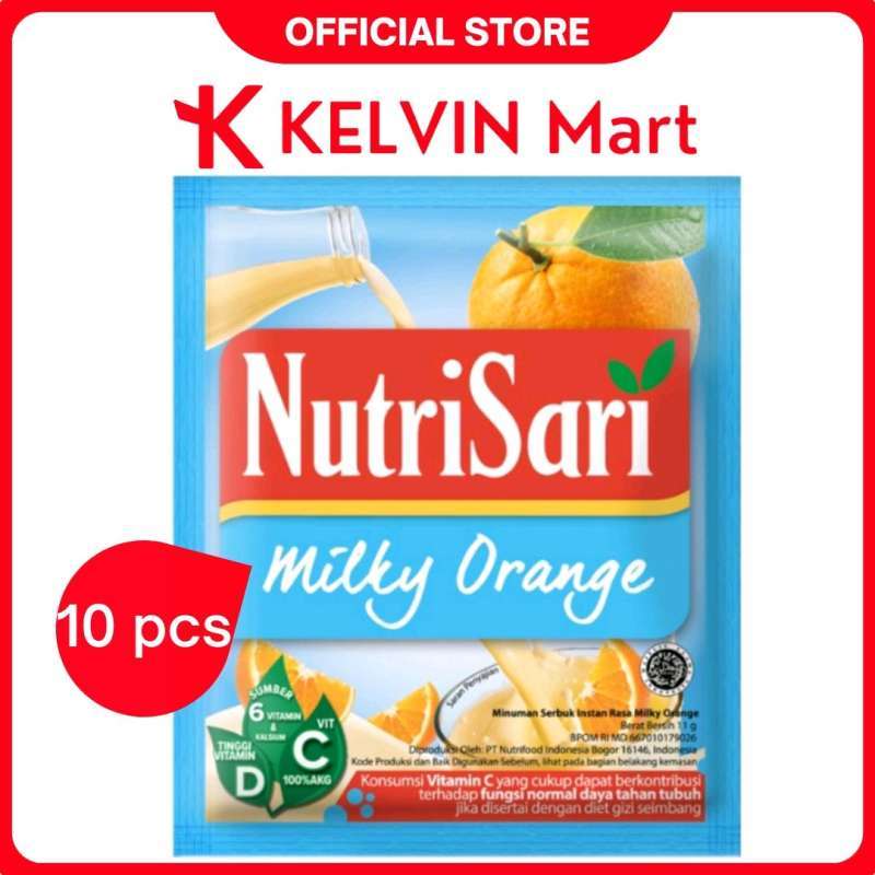Jual NutriSari Milky Orange Minuman Nutri Sari Buah Jeruk Susu pck 10g ...