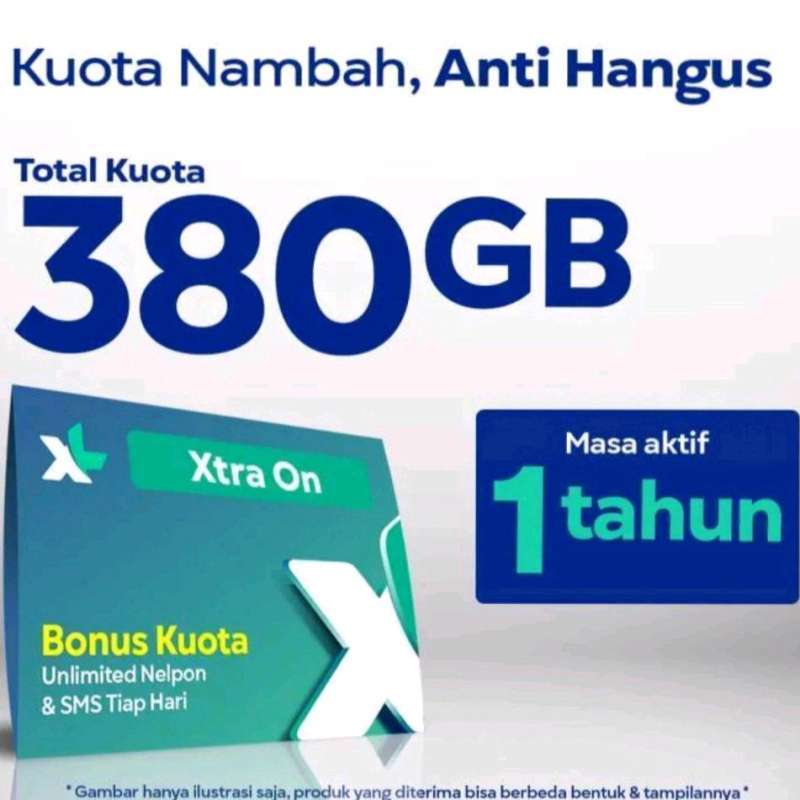 Jual Kartu Perdana Xtra ON 380GB 1Tahun di Seller Amanahstore11 - Pasar ...