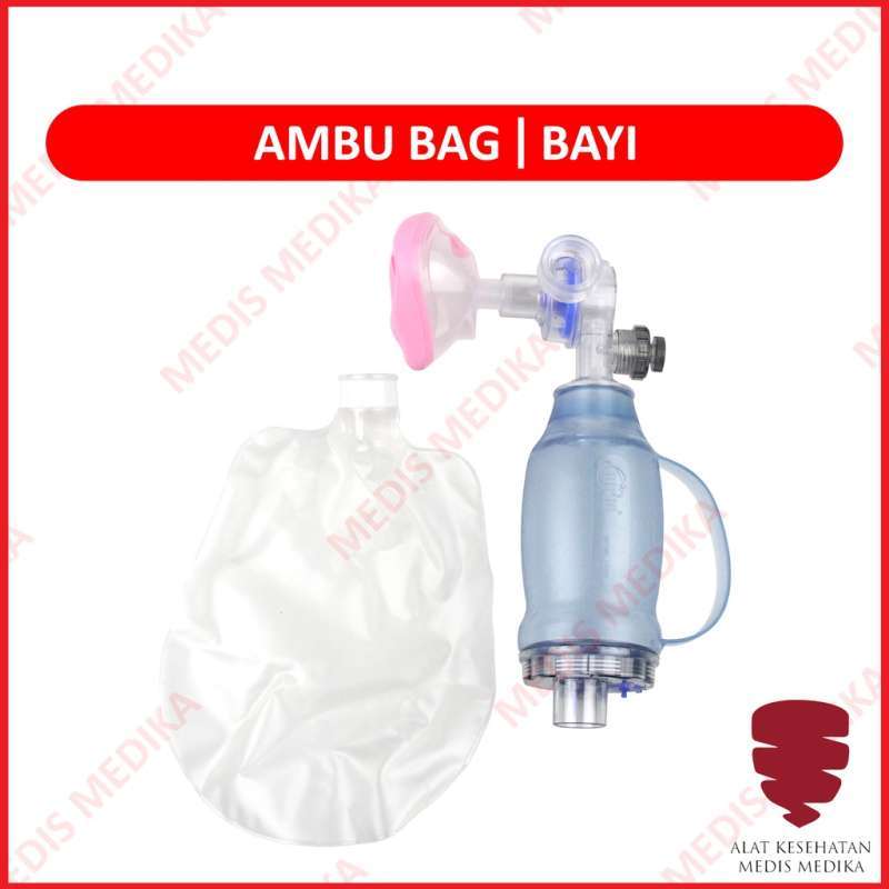 Jual Ambu Bag Baby Manual Disposable Resuscitator Pvc Infant Ambubag ...