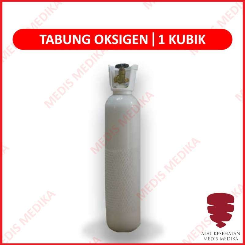 Jual Tabung Oksigen dengan Isi O2 Oxygen Rumah Sakit Tabung 1 Kubik 1m3 di Seller Medis Medika ...