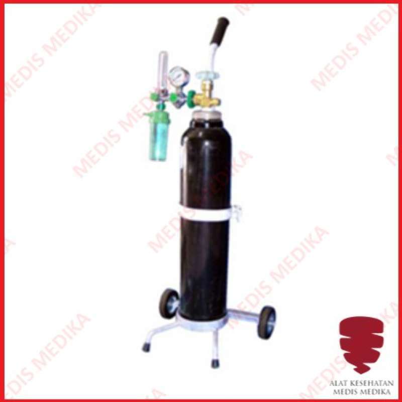 Jual Tabung Oksigen Dengan Isi O2 Oxygen Rumah Sakit Tabung 1 Kubik 1m3 ...