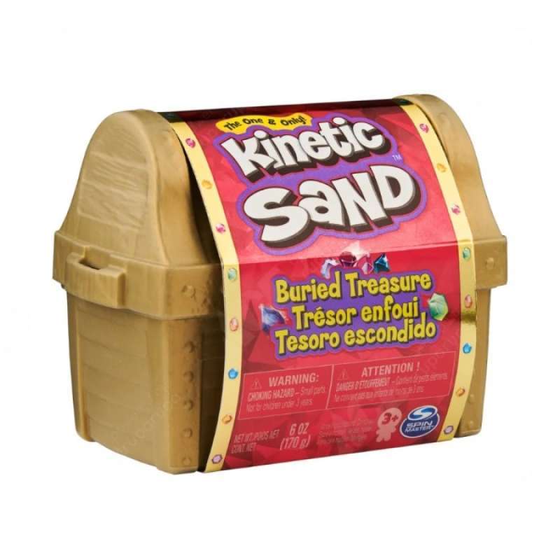 Promo Kinetic Sand Spin Master Buried Hidden Treasure Playset 170gr di ...