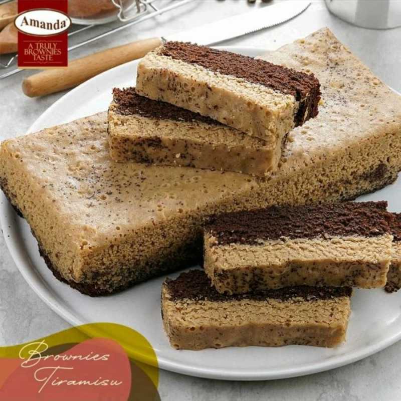 Jual Amanda Brownies Tiramisu khas Bandung di Seller Bee premium honey ...