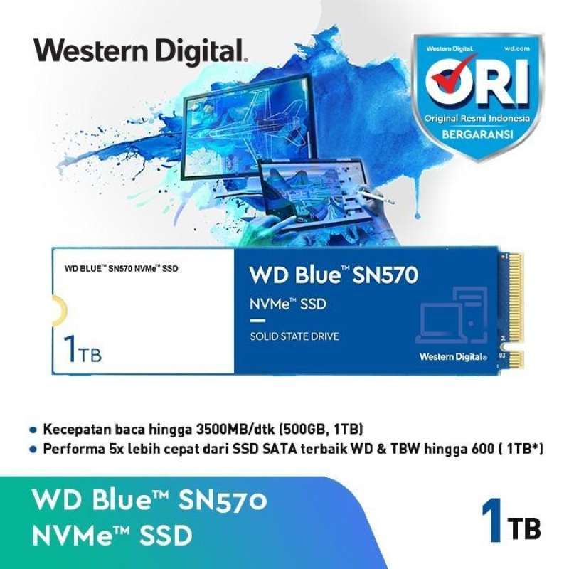 Jual SSD WD Blue SN570 1TB - SSD M.2 NVMe PCIe di Seller NN - Computer - Tlogomulyo, Kota ...